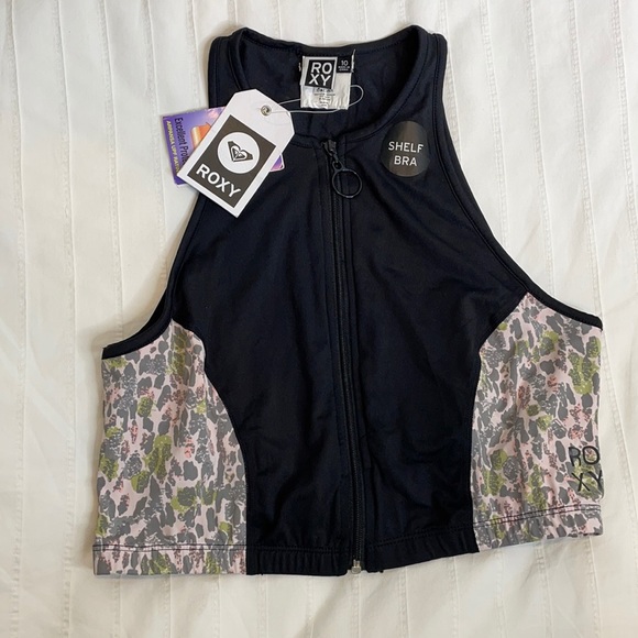 Roxy | Intimates & Sleepwear | Roxy Uv Tech Shelf Bra Leopard Nwt ...